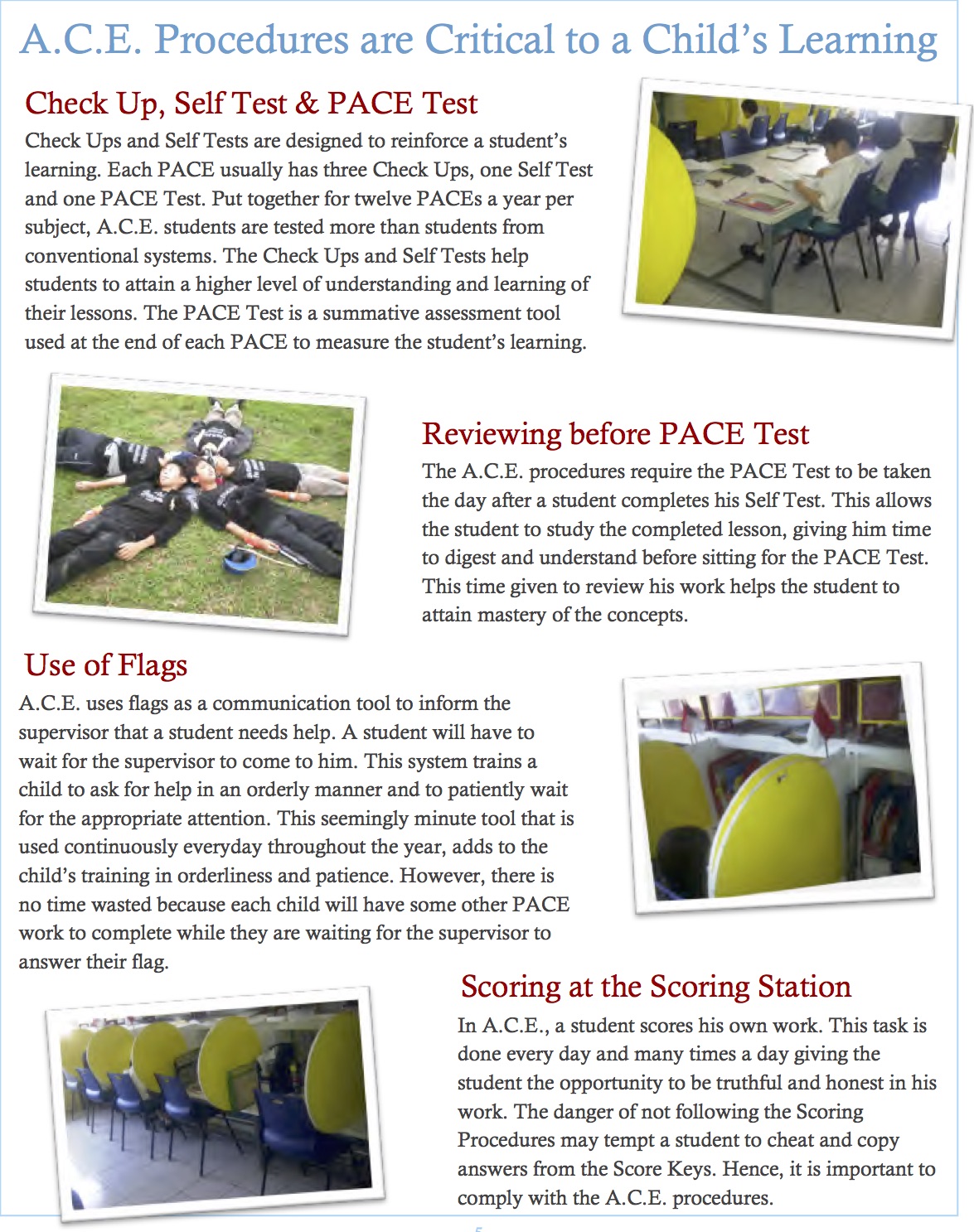 Critical Thinking is incorporated in the A.C.E. program – PKBM HolyStar